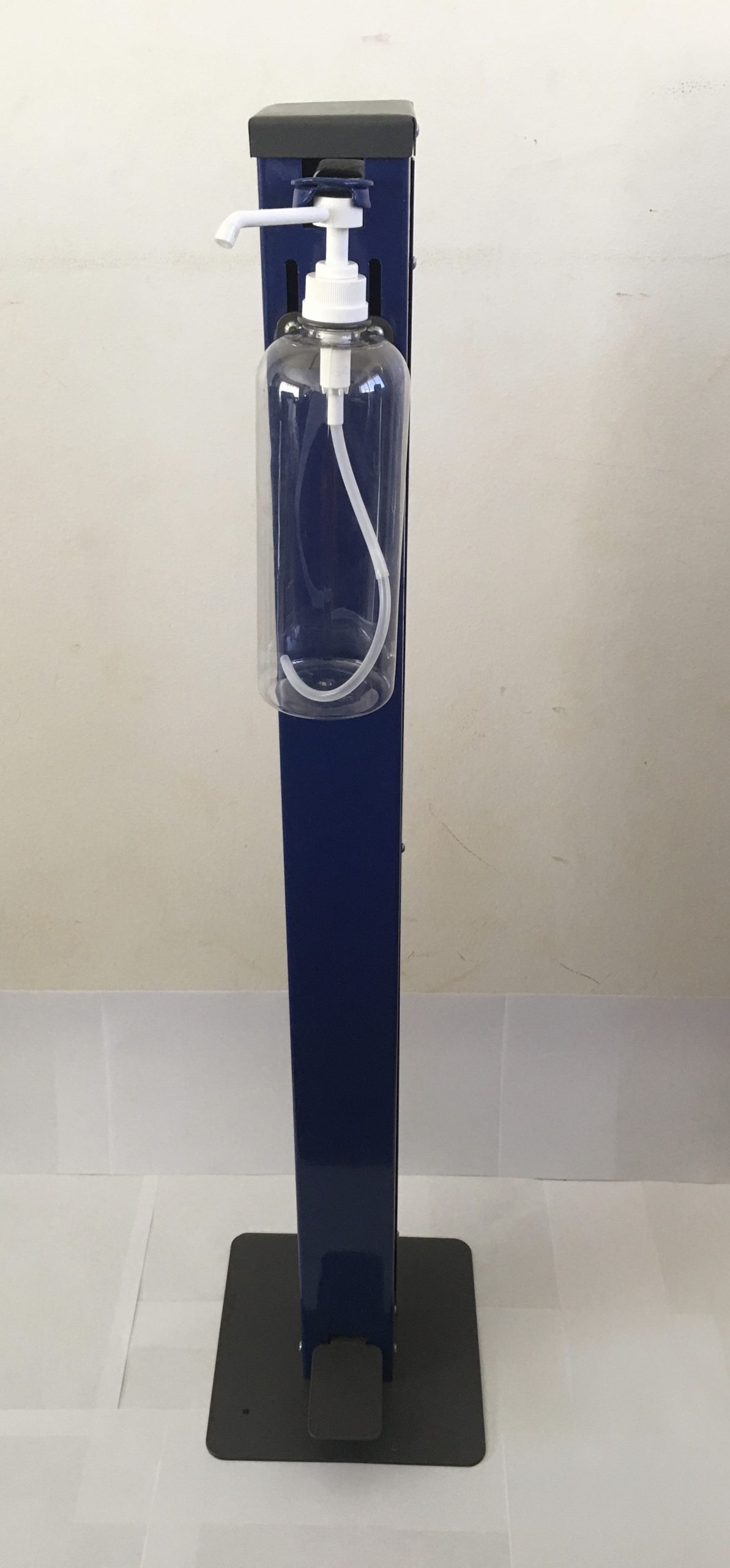 UBSD0300 Navy Blue Foot Press Hand Sanitizer Dispenser Stand(Free 750ML ...