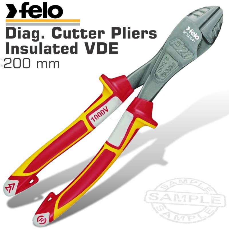 FELO PLIER DIAG. CUTTER H/D 200MM INSULATED VDE - Ubuntu Sales Hardware ...