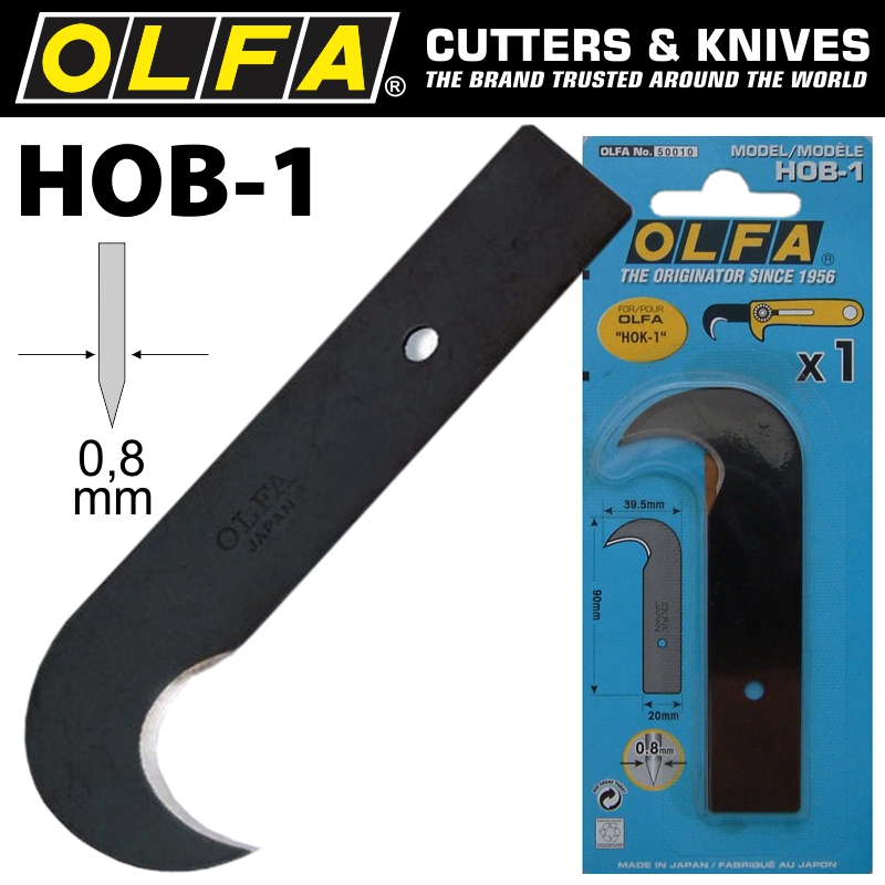 OLFA HOOK BLADES FOR HOK CUTTER 1/PK 20MM - Ubuntu Sales Hardware ...