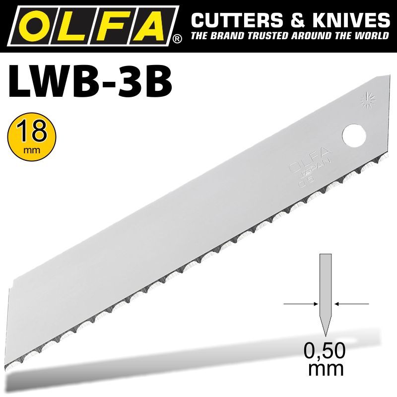 OLFA INSULATION BLADE 18MM IN PLASTIC CASE | Ubuntu Sales Holding Wow ...