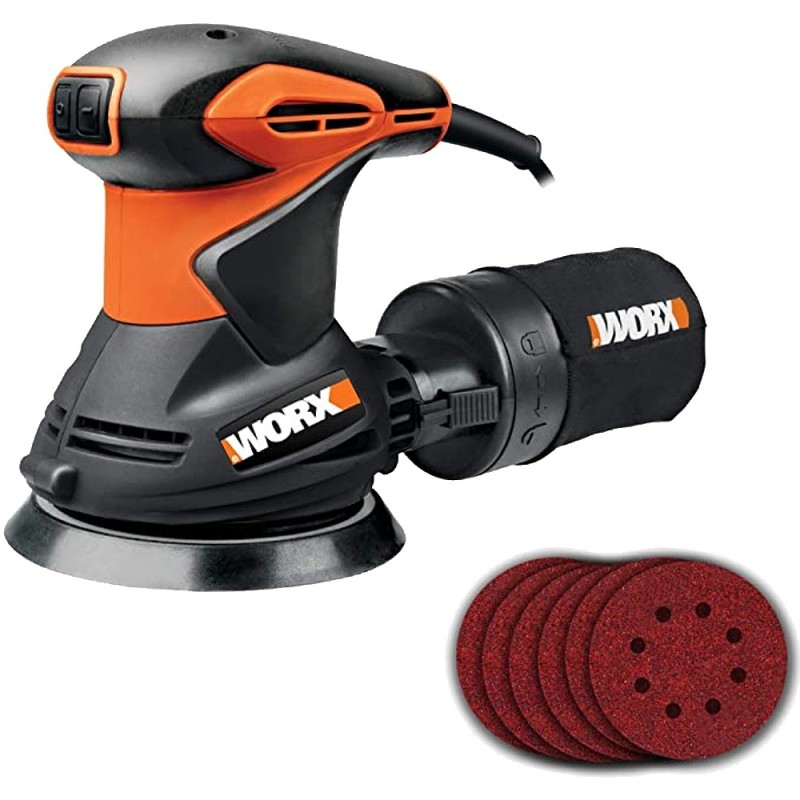 ROT. ORBITAL SANDER 220V 300W 125MM 2.5MM ORBIT HOOK & LOOP | Wow Tools ...