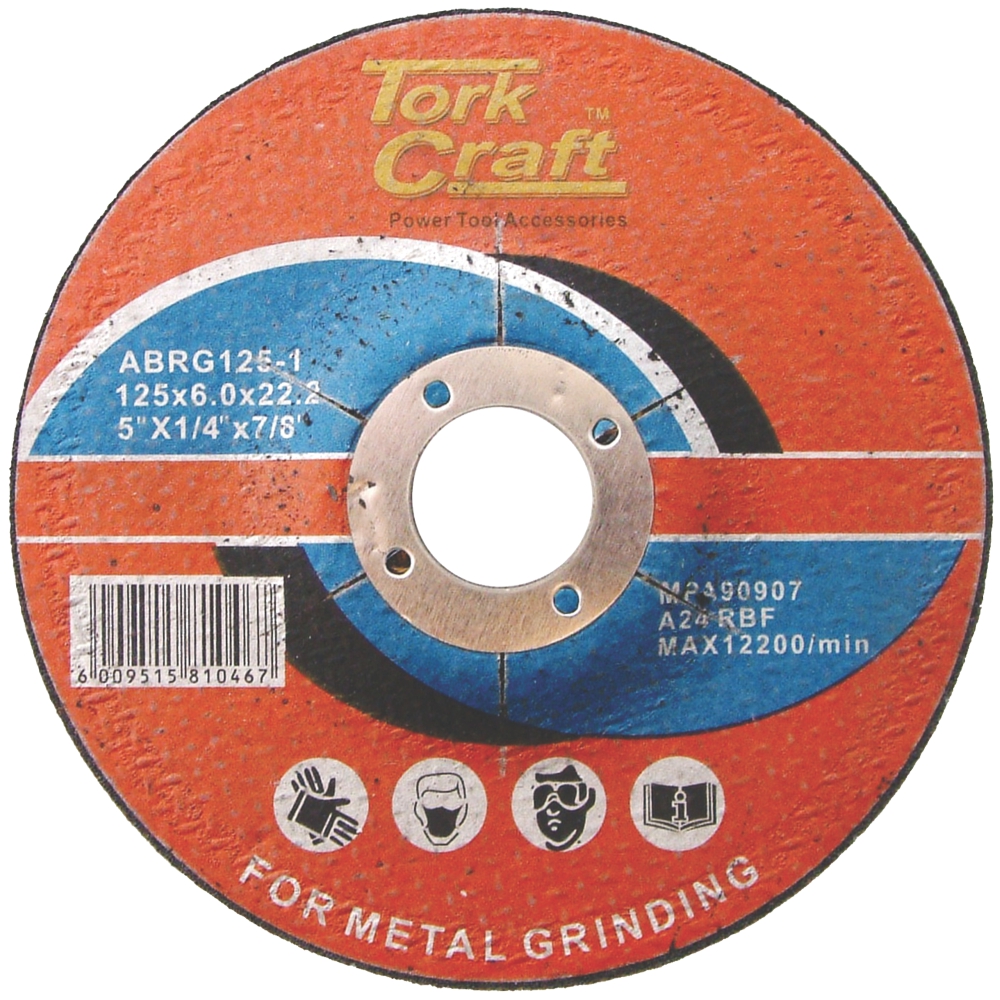 GRINDING DISC FOR STEEL 125 X 6.0 X 22.22MM - Ubuntu Sales Hardware ...