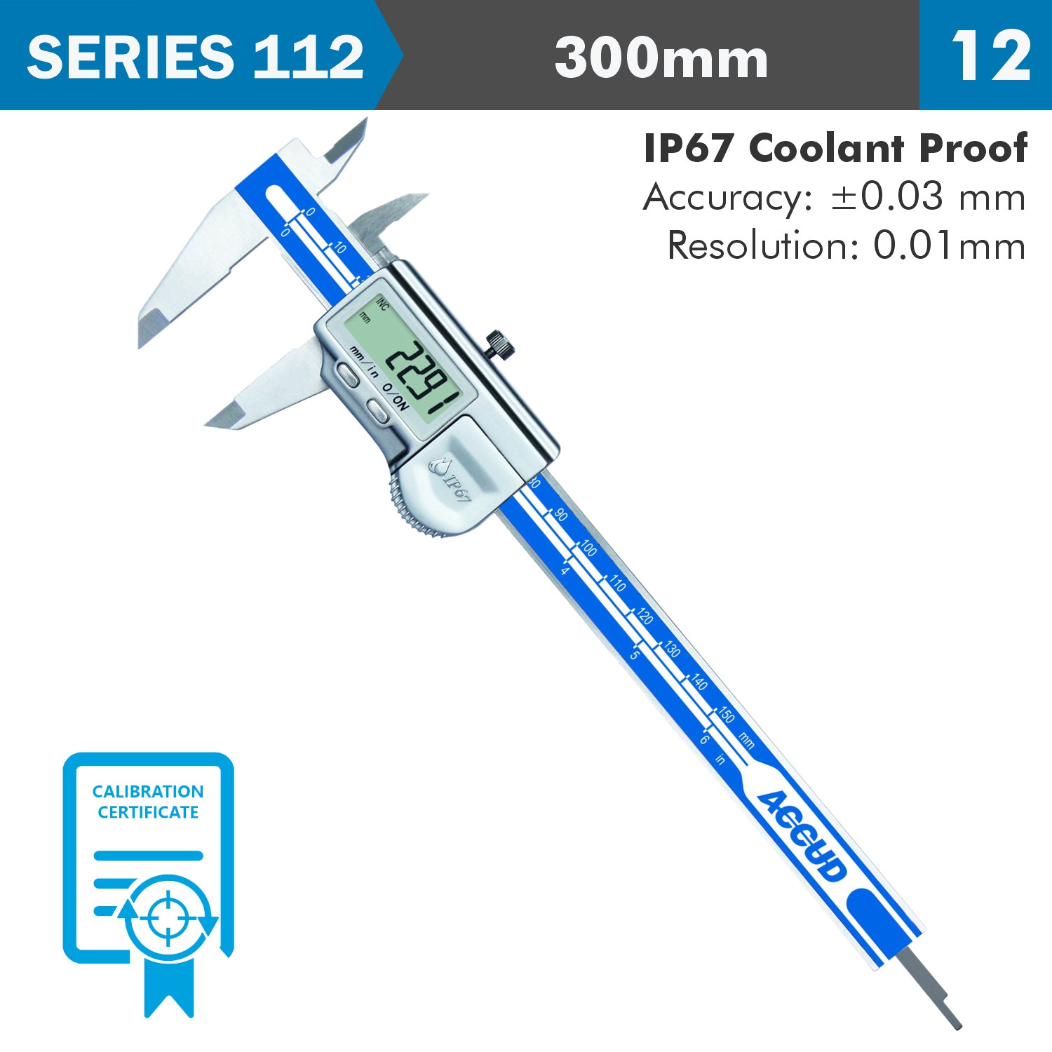 COOLANT PROOF DIGITAL CALIPER WITH CALIB - Ubuntu Sales Hardware ...