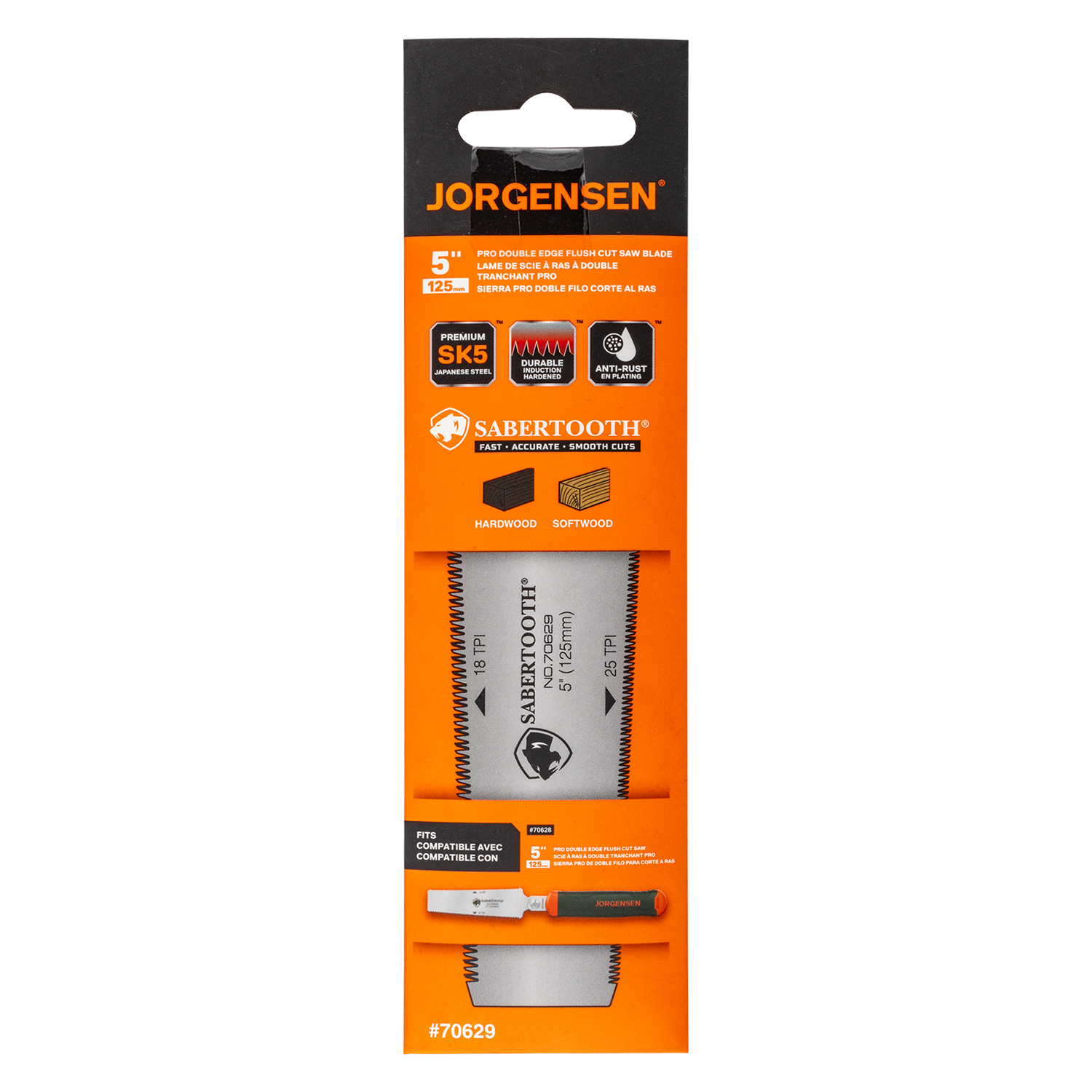 JORGENSEN 125MM PRO DOUBLE EDGE FLUSH CUT SAW BLADE | Wow Tools Hardware