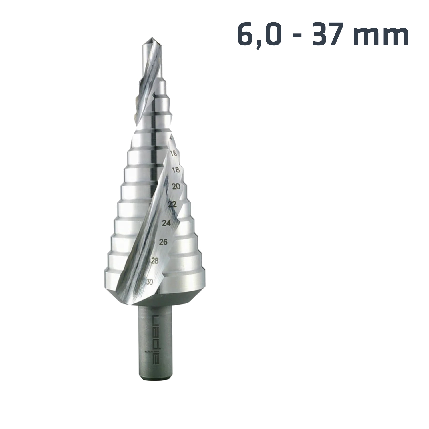 ALPEN HSS STEP DRILL 6-37MM | Wow Tools Hardware