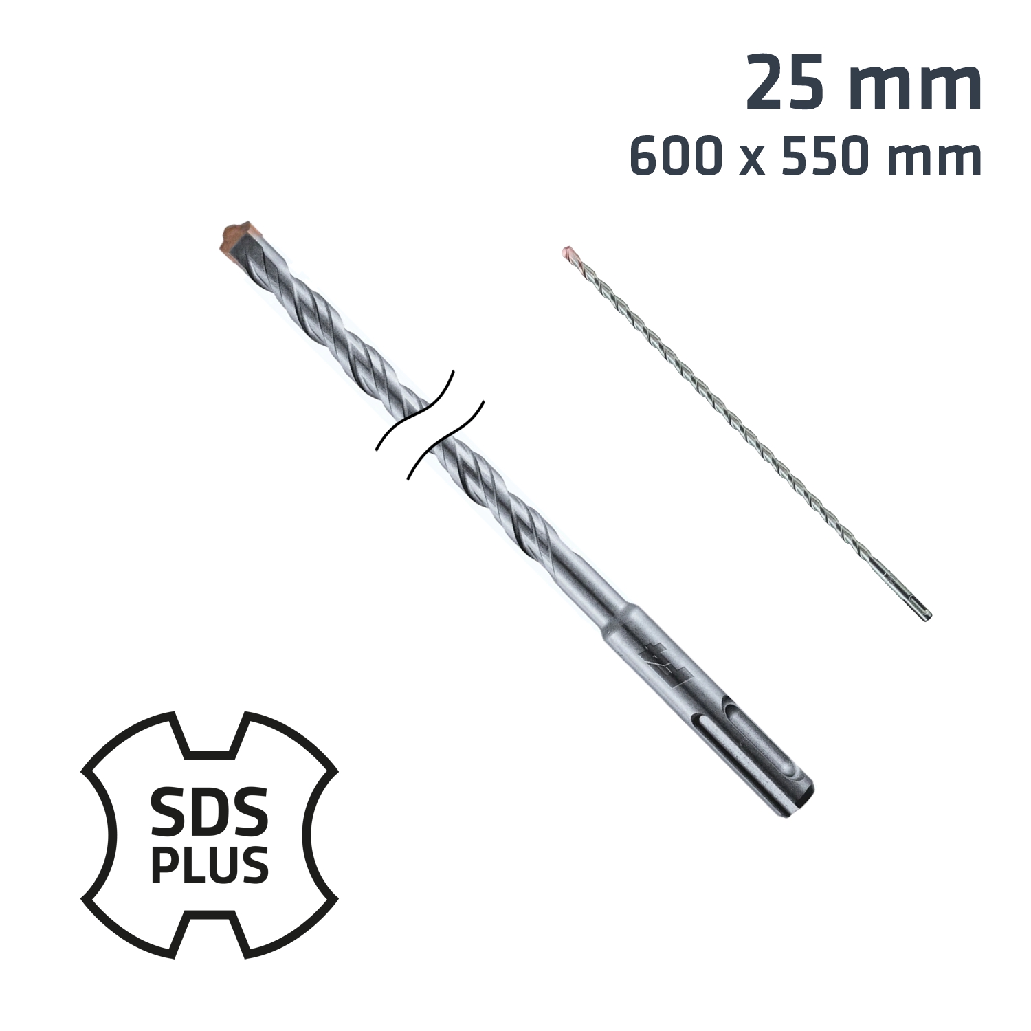 SDS PLUS DRILL BIT 600X550 25MM - Ubuntu Sales Hardware | Midrand ...