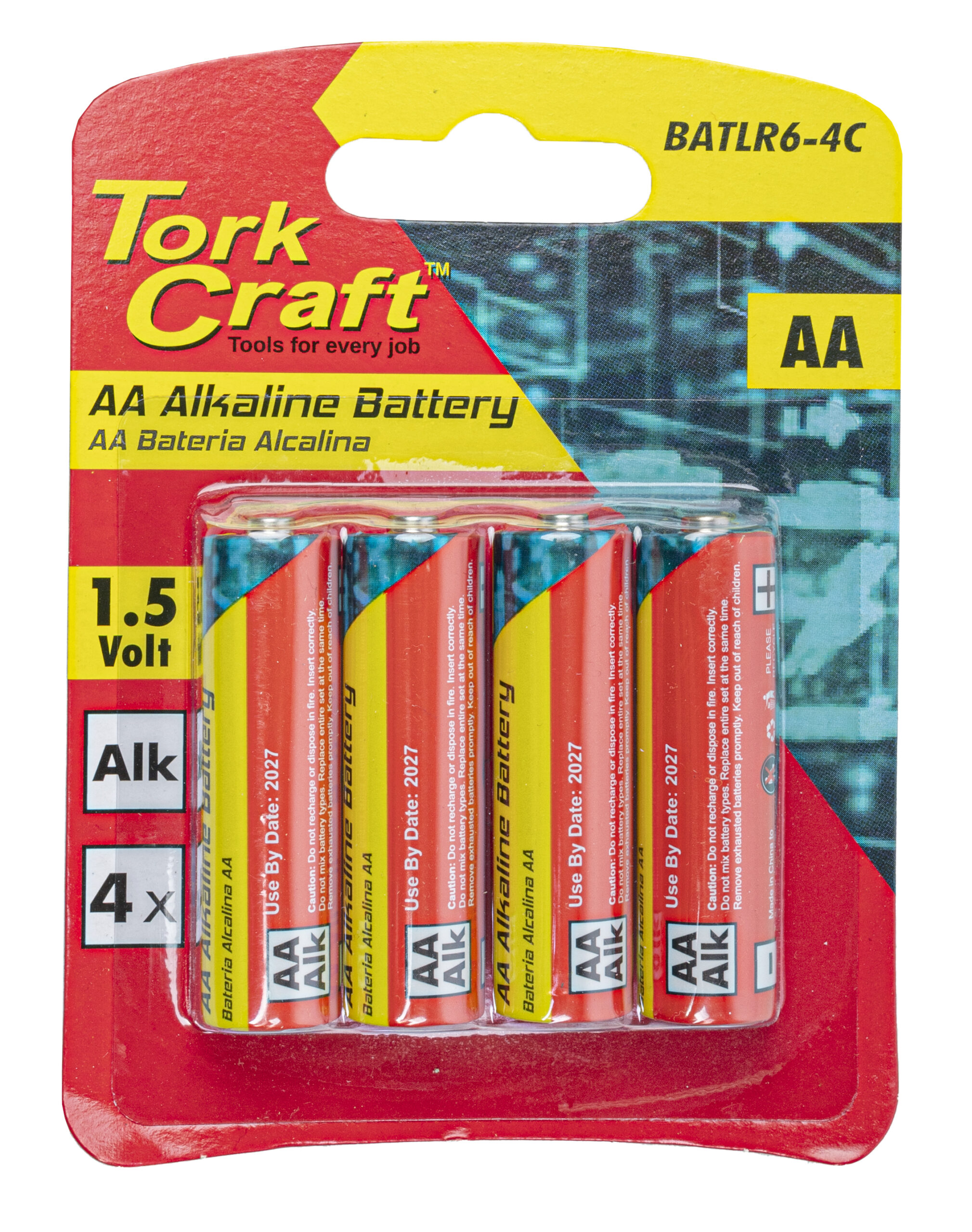 BATTERY AA 1.5V 4 PACK CARDED ALKALINE - Ubuntu Sales Hardware ...